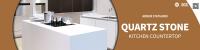 China Engineered Super White Artificial Quartz Slab For Kitchen Countertop Vanity Top for sale