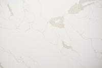 China 2.5g/Cm3 Artificial Carrara Quartz Stone Countertop For Kitchen Cabinet for sale