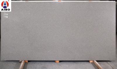 China Class 3 Artificial Grey Crystal Quartz Stone Slab For Vanity Top for sale