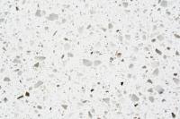 China Slip Resistance Artificial White Crystal Quartz Stone Slab For Bathroomtop for sale