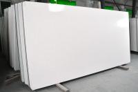 China Slip Resistance Artificial White Crystal Quartz Stone Slab For Bathroomtop for sale