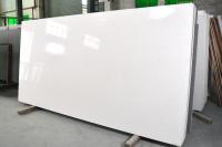 China Slip Resistance Artificial White Crystal Quartz Stone Slab For Bathroomtop for sale