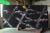 China Engineered Quartz Slab Stone 2.3cm Kitchen Countertop Material Durable for sale