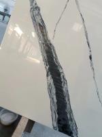 China Marble Quartz Kitchen Countertops Worktops Panda White Color 3200*1600mm for sale