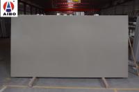 China 12mm Thickness Fresh Grey Color Artificial Quartz Slab For Decorative Flooring Tile for sale