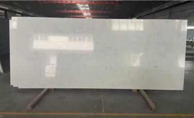 China Carrara Solid Color Quartz Polished Surfaces Finished For Home Decoration for sale