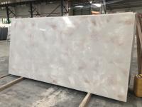 China Calacata Quartz Stone Kitchen Countertop 3200x1800mm 15 Year Warranty for sale