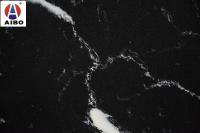 China Artificial Black Calacatta Quartz Stone Slab（Acid Resistant） for sale