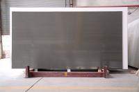 China Gray Quartz Countertops 93% Natural Quartz with 7% Resin - 3200x1600mm Polished Surface Corrosion Resistant for sale