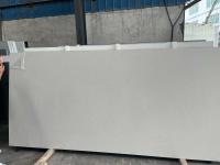China Beige Quartz Stone Slab 3000x1400mm with Shell Design for Home and Hotel Decoration for sale