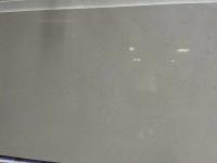 China Beige Quartz Stone Slab 3000x1400mm with Shell Design for Home and Hotel Decoration for sale