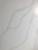 China Calacatta Gold Quartz Slab 3200x1800mm Engineered Stone for Kitchen Countertop Backsplash for sale