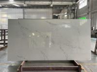 China 6.5 Mohs Artificial White Quartz Stone Slab Statuario Maximus 5031 Calcatta 3200x1600mm for sale
