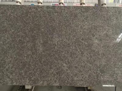 China AIBO Ardesia Grey Artificial Quartz Stone Kitchen Slab 6mm to 30mm Thick for sale