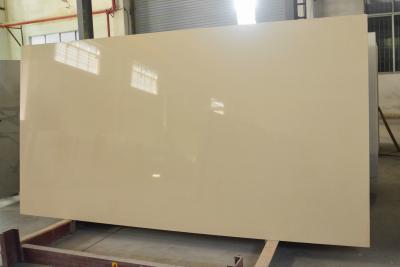 China Crystal Pure Yellow Quartz Slab 6-30mm Thickness for Countertops and Stone Projects for sale