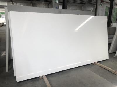 China Good Quality White Mirror Quartz Slab Grain for Kitchen Countertop/Worktop Engineering Stone for sale