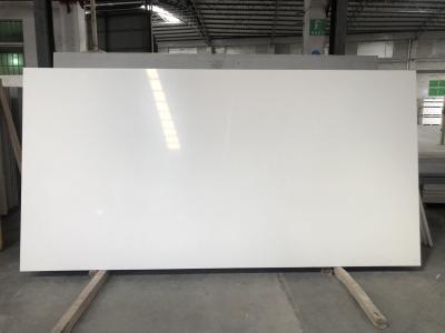 China Artificial Quartz Stone Slab White Sparkle Quartz Slab For Kitchen Countertop Vanitytop for sale