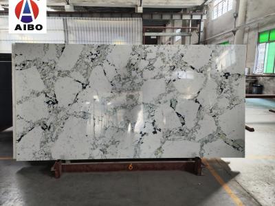 China Non Porous Calacatta Quartz Stone Slab For Bench Top Decoration for sale