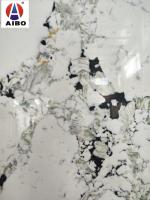 China Non Porous Calacatta Quartz Stone Slab For Bench Top Decoration for sale