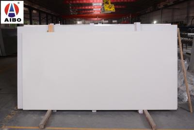 China Glass Artificial Quartz Slabs 3200x1800mm for Kitchen Countertops & Bathroom Vanity Tops with 80° Gloss Finish for sale