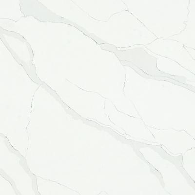 China Calacatta Quartz Stone Countertop - 93% Quartz Material, 7.0 Mohs Hardness, 3200x1800mm Size for sale