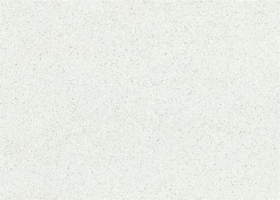 China High Hardness 7 Mohs Solid White Quartz Countertops - 2.45 g/cm³ Density, Acid Resistant for sale