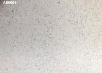 China Artificial Style Custom crystal Quartz Countertop Honed White And Grey Artificial Quartz Stone for sale