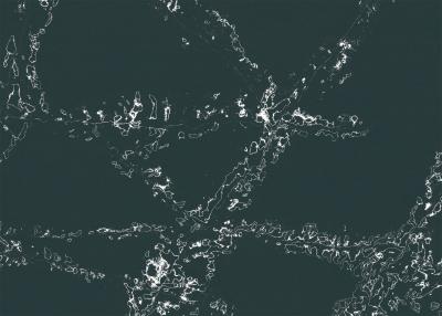 China High Tenacity Honed Black Quartz Countertops 93% Natural Quartz 3200x1800mm Slabs for sale