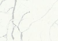 China 15mm Calacatta Quartz Stone Slabs - 3000x1400mm to 3200x1800mm Sizes for Kitchen Countertops & Bathroom Vanities for sale