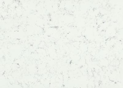 China 12mm Carrara White Quartz Countertop Slab - 3200×1800mm Jumbo Size, 29.4 kg/m² Weight for sale