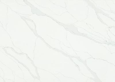 China Bathroom Kichentop Engineered Quartz Slabs Heat Resistance Fireproof Material for sale