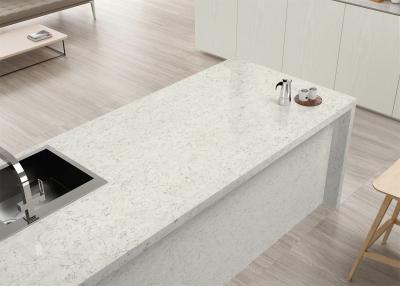 China Premium Quartz Stone Countertop 93% Quartz Content with 6-30mm Thickness Options and 7 Mohs Hardness for sale