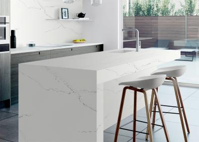 China Kitchen Countertop Quartz Stone Top No Radiation 10mm 12mm 15mm Thickness for sale