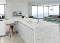 China Kitchen Countertop Quartz Stone Top No Radiation 10mm 12mm 15mm Thickness for sale