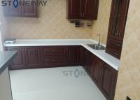 China Polished Quartz Table Top Artificial Quartz Stone For Kitchen Countertops for sale