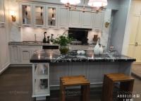 China Durable Engineered Black Quartz Stone Countertops 93% Quartz Content with UV Cutting Edge Finish for sale