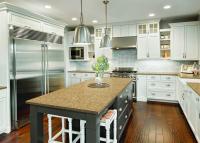 China Customized Kitchen Quartz Stone Top Anti Faded , Engineered Quartz Worktops for sale