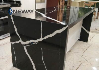 China 6mm Thickness Quartz Stone Countertop with 7 Mohs Hardness and Heat Resistance for Kitchen Islands for sale