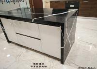 China 6mm Thickness Quartz Stone Countertop with 7 Mohs Hardness and Heat Resistance for Kitchen Islands for sale