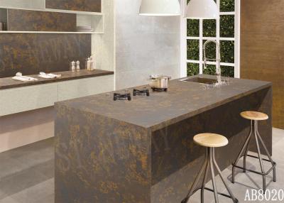 China Artificial Quartz Stone Kitchen Top UV Cutting Strong Resistance To Scratch for sale