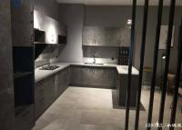 China 3200×1800mm Black Quartz Stone Countertops - 93% Quartz, 6-7 Mohs Hardness, Anti-Fade Surface for sale