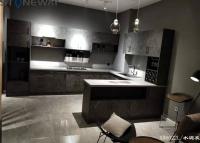 China 3200×1800mm Black Quartz Stone Countertops - 93% Quartz, 6-7 Mohs Hardness, Anti-Fade Surface for sale