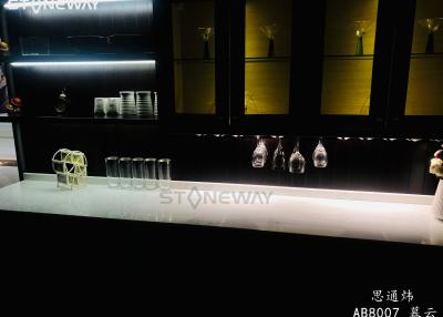China Nano Quartz Stone Countertops 6-30mm Thickness with 7 Mohs Hardness for Kitchen & Bathroom for sale