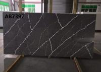 China Engineered Quartz Stone Kitchen Countertop 93% Quartz 12mm 15mm 20mm Thickness for sale