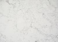 China White Quartz Stone Bathroom Vanitytop 3000x1400mm with 2.45g/cm³ Density and 6-30mm Thickness Options for sale