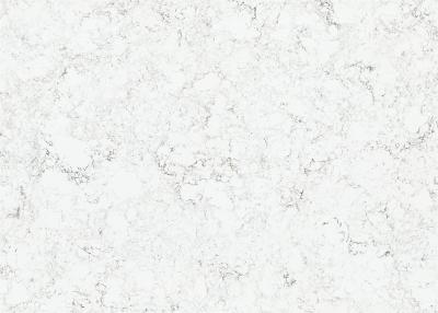 China Custom Honed White Quartz Stone Kitchen Table Top - 15mm & 18mm Thickness Options with 2.45g/cm³ Density for sale