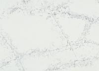 China Eco Friendly White And Grey Quartz Countertops Strong Weather Resistant for sale