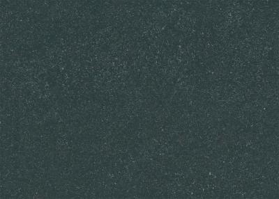 China Black Quartz Stone Slab 3200x1800mm with 6.5 Mohs Hardness and Acid Resistance for Commercial Use for sale