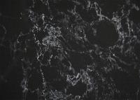 China Anti Penetration Black Quartz Floor Tiles Engineered Quartz Slabs 6.5 Mohs Hardness 3200x1800mm for sale