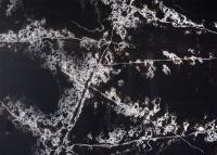 China Polished Artificial Black Kitchen Floor Tiles Anti Slip Black Stone Quartz 3200x1800mm 20mm for sale